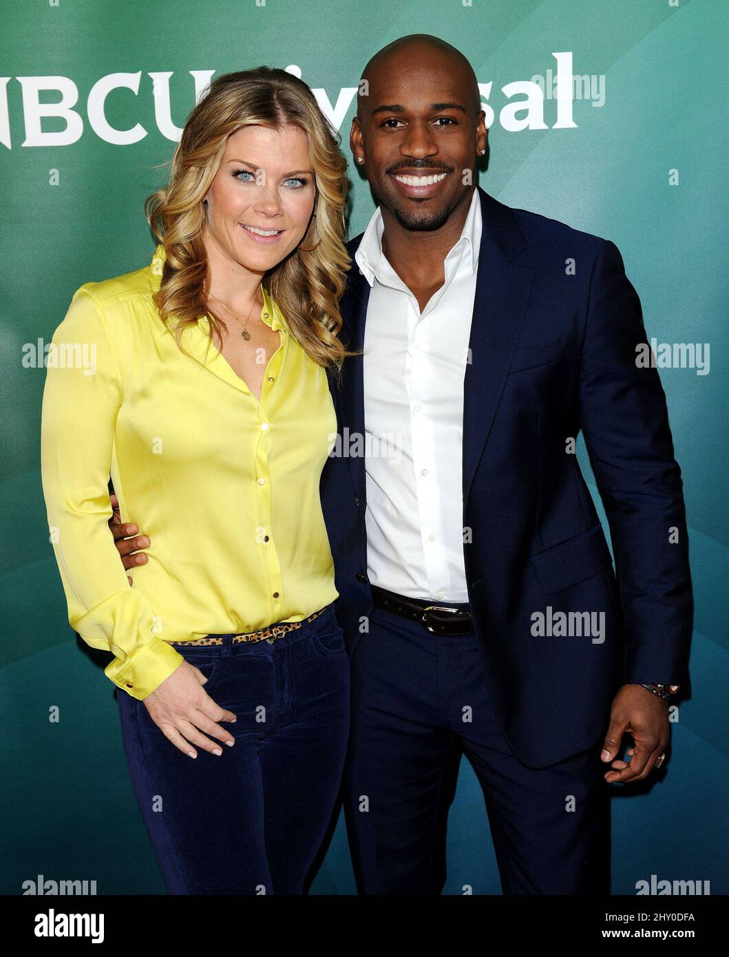 Alison Sweeney and Dolvett Quince attending the NBC Universal TCA Tour ...