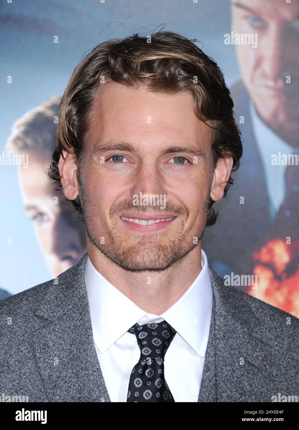 Josh Pence attending the premiere of Gangster Squad in Los Angeles ...
