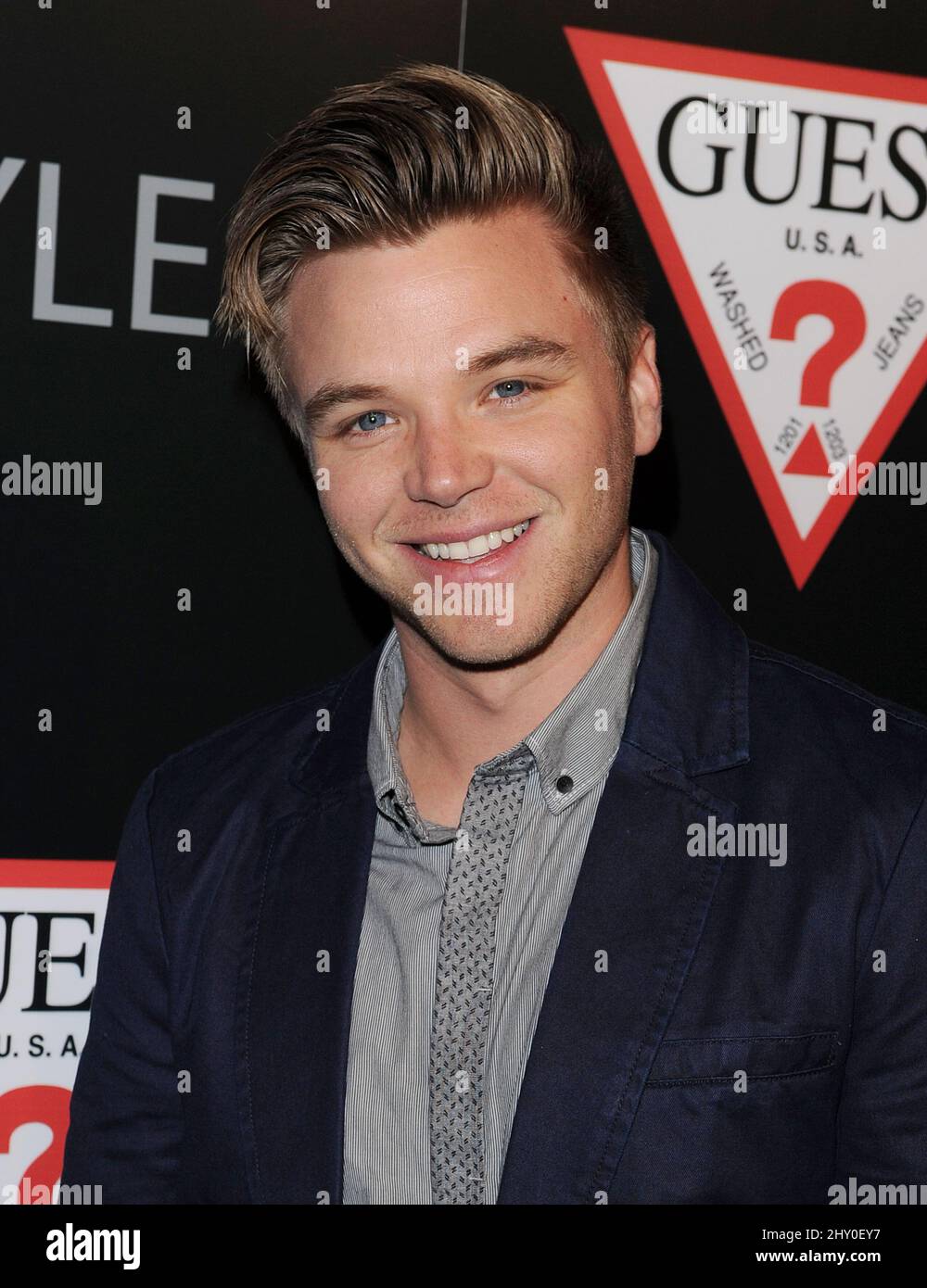 Brett Davern attending the "W and Guess Celebrate 30 Years of Fashion ...