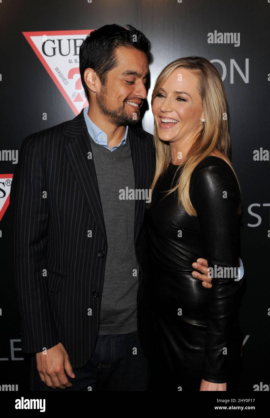Julie Benz and husband Rich Orosco attending the "W and Guess Celebrate ...