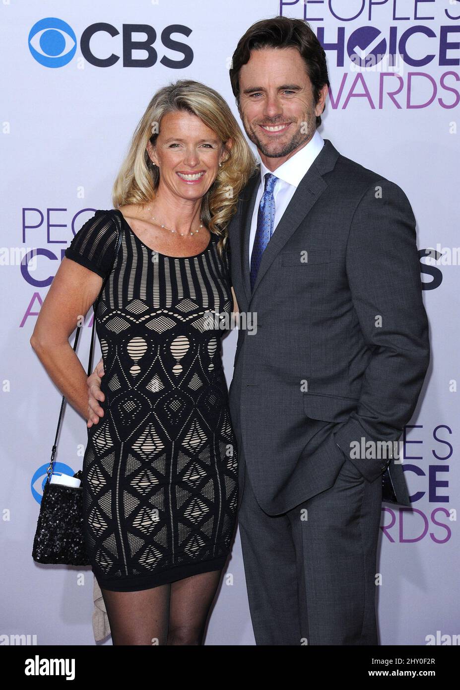 Charles Esten & wife Patty arriving at the People's Choice Awards 2013 ...