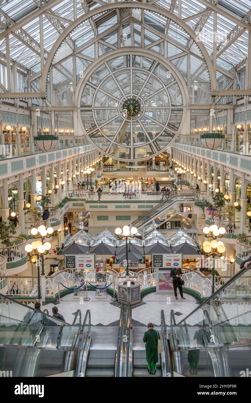 Dublin March 2022: Stephen's Green Shopping Center is a large indoor ...