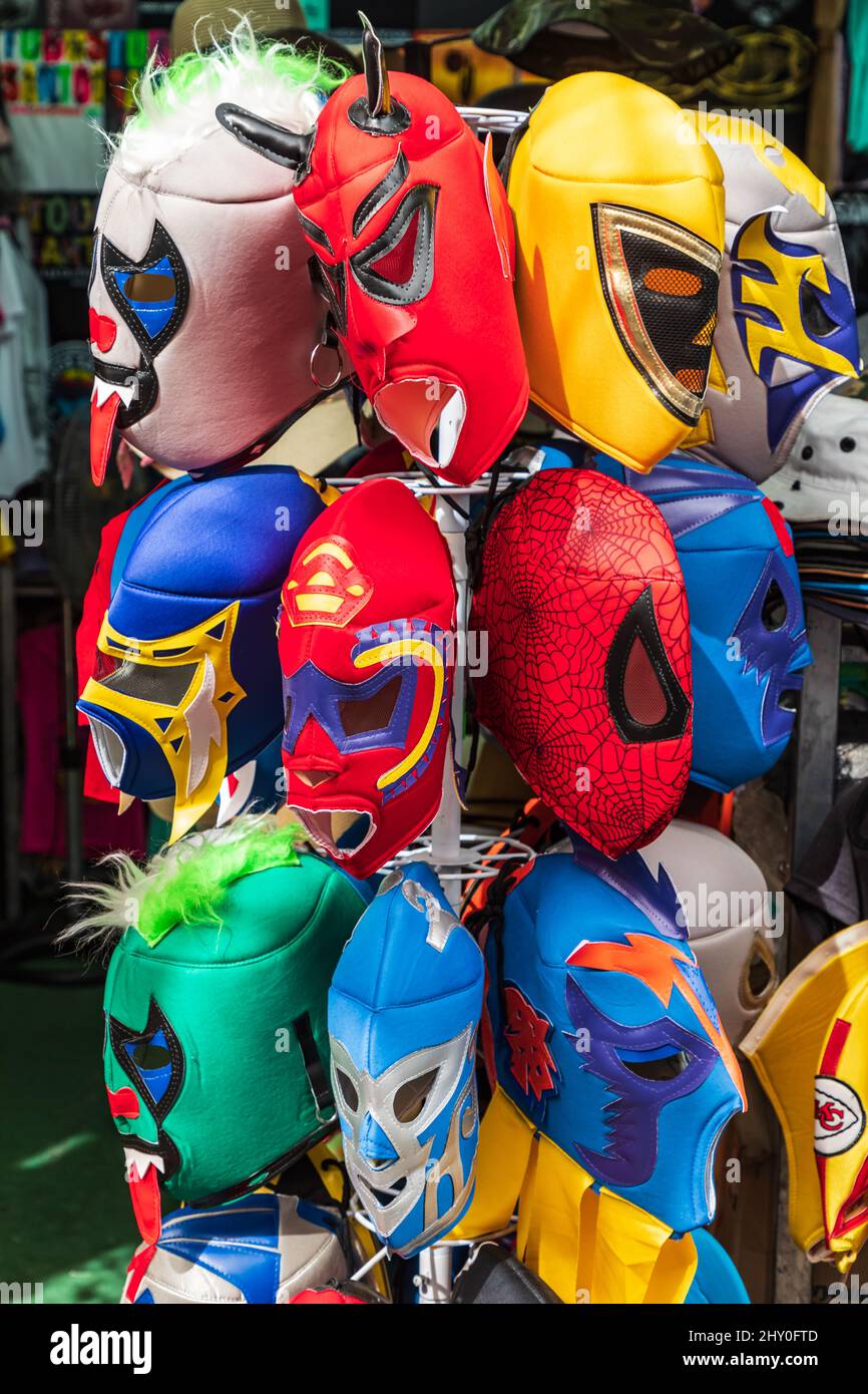 Lucha libre mexican wrestling masks hi-res stock photography and images ...