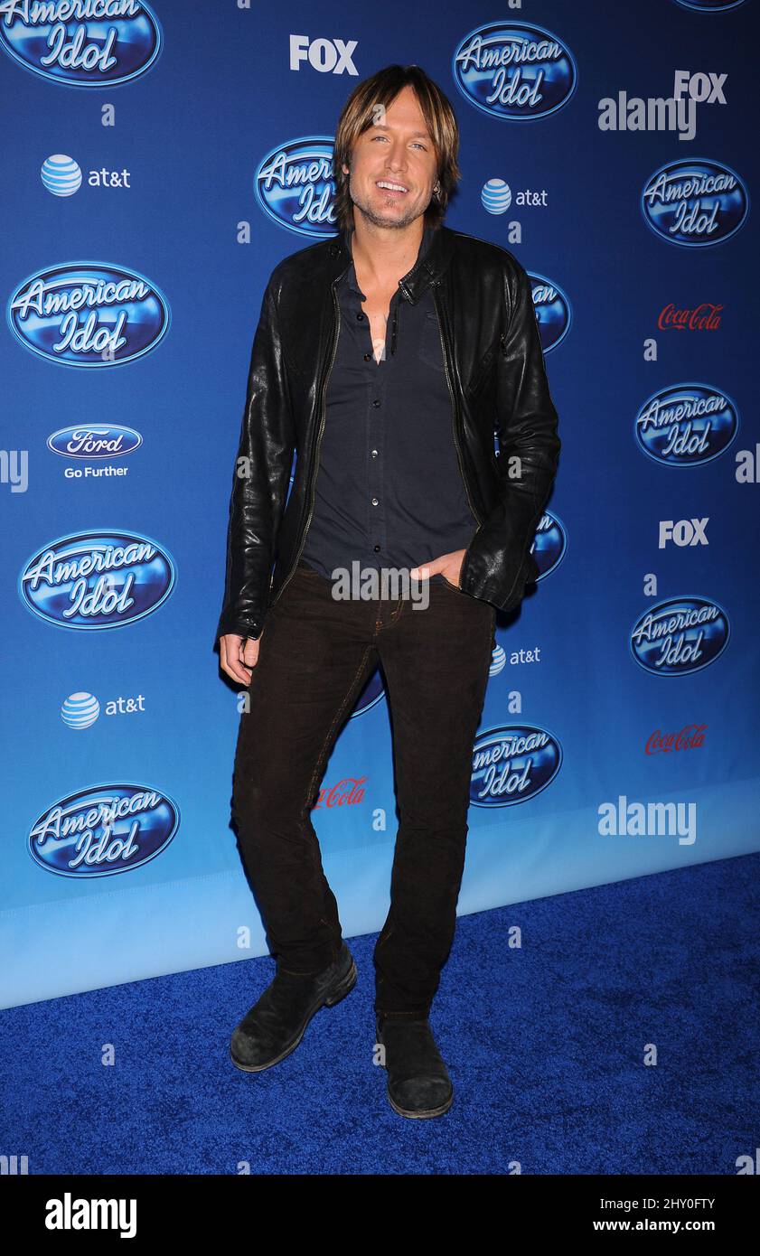 Keith Urban during the FOX's American Idol Season 12 premiere event ...