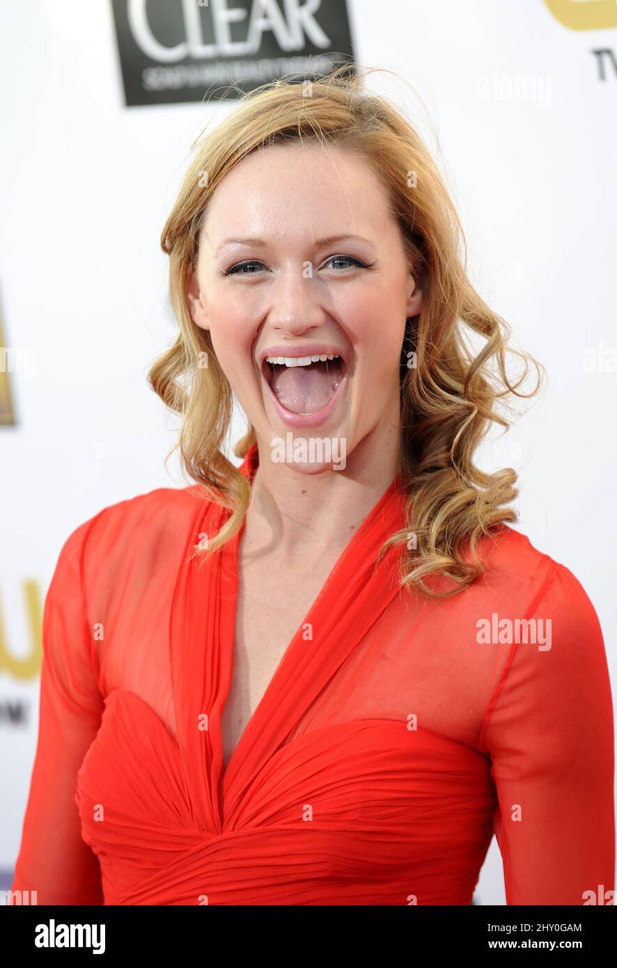 Kerry Bishe arriving for the 2013 Critics Choice Movie Awards, held at ...