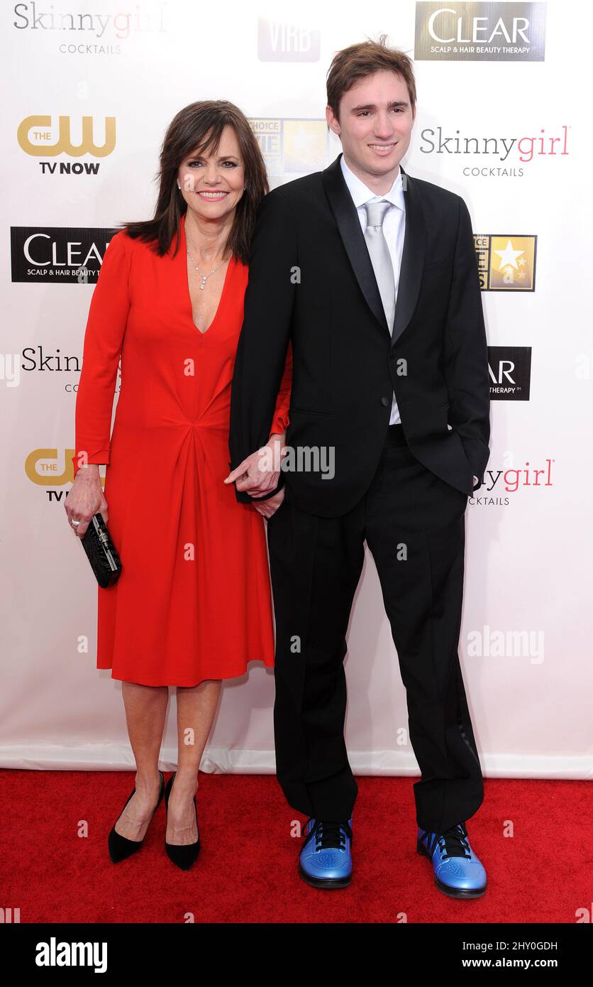 Sally Fields and her son arriving for the 2013 Critics Choice Movie ...