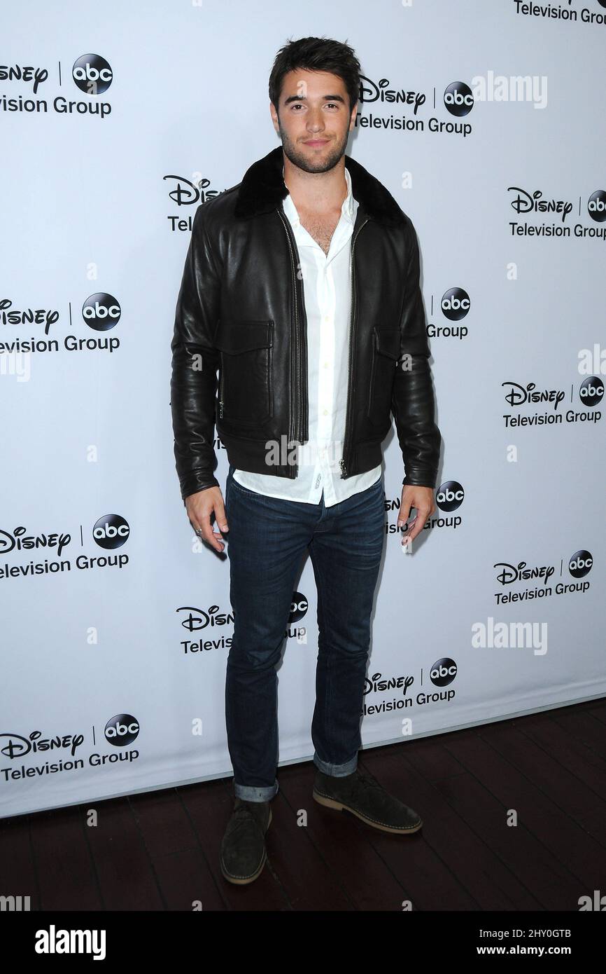 Josh Bowman arriving for the Disney ABC Television Group - 2013 TCA ...