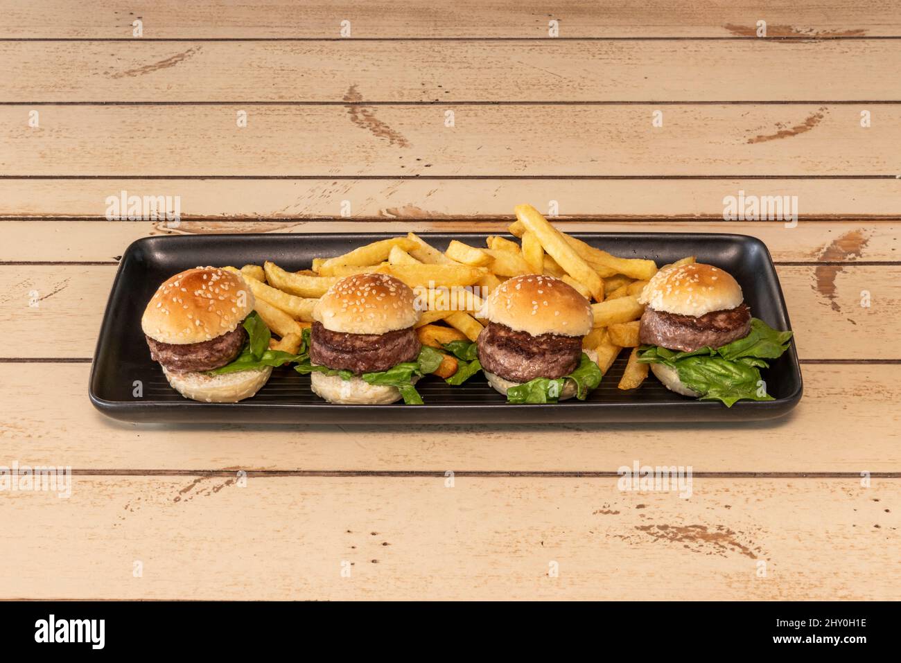 Small burger hi-res stock photography and images - Alamy