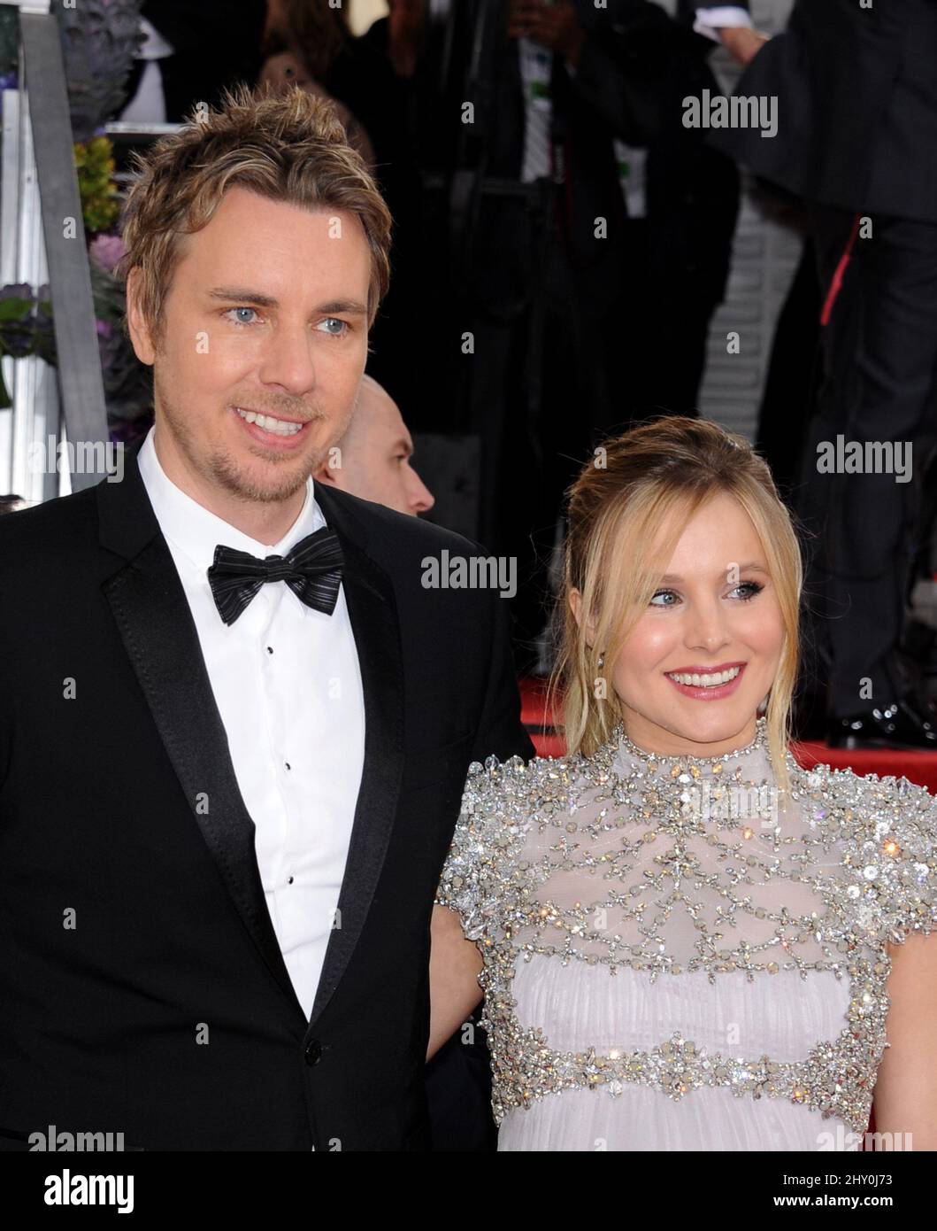 Dax Shepard and Kristen Bell arrives at the 70th Annual Golden Globe ...