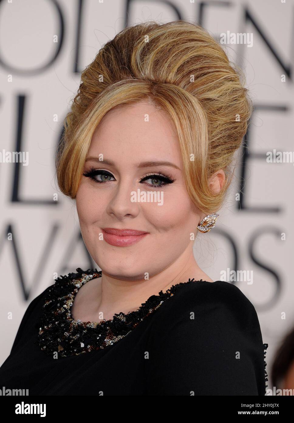Adele arrives at the 70th Annual Golden Globe Awards held at the ...