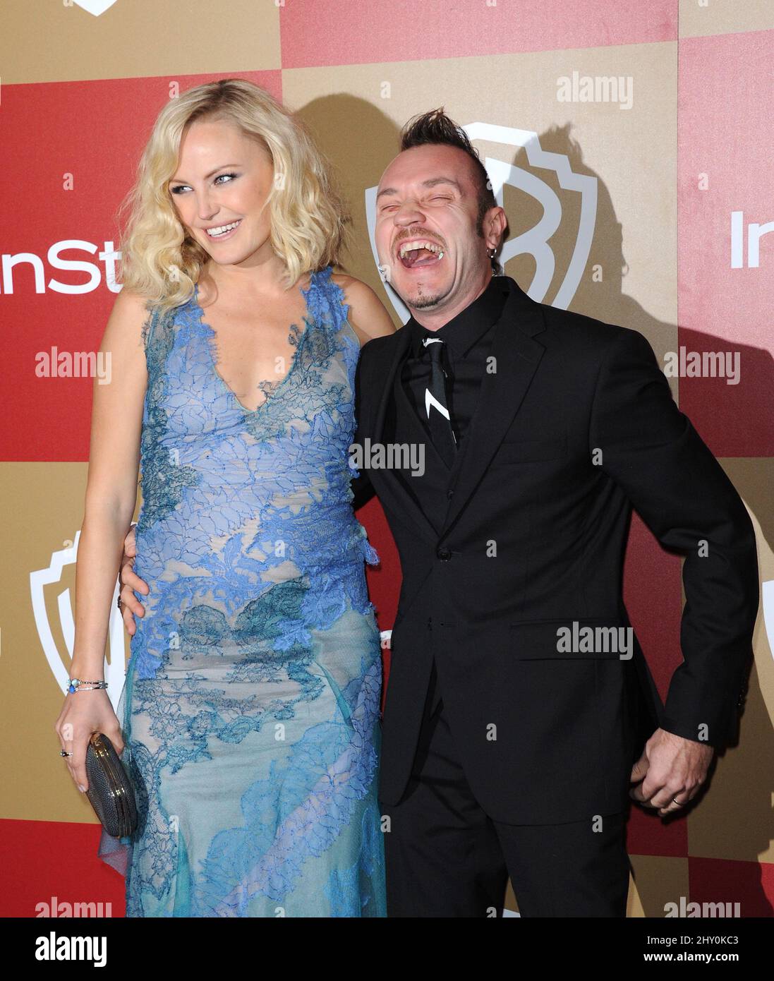 Malin Akerman and Roberto Zincone attending the 14th Annual Warner Bros ...