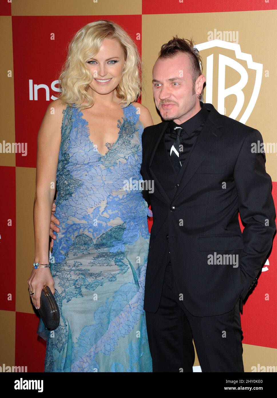 Malin Akerman and her husband attending the 14th Annual Warner Bros ...