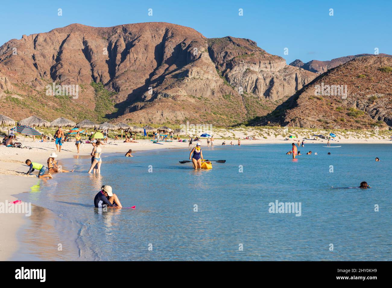 Playa Balandra, La Paz, Baja California Sur, Mexico. November 11, 2021 ...