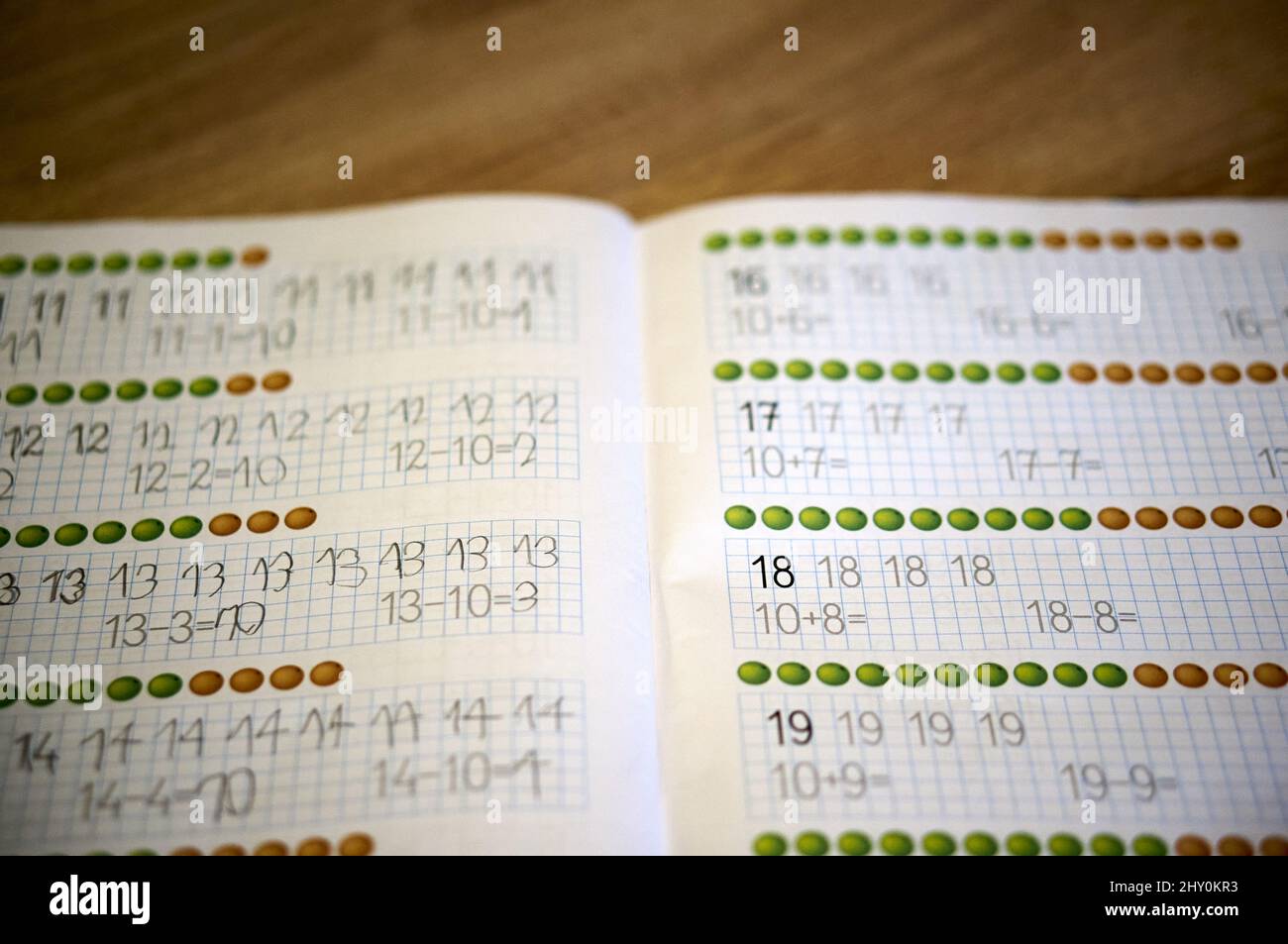 Exercises book hi-res stock photography and images - Alamy