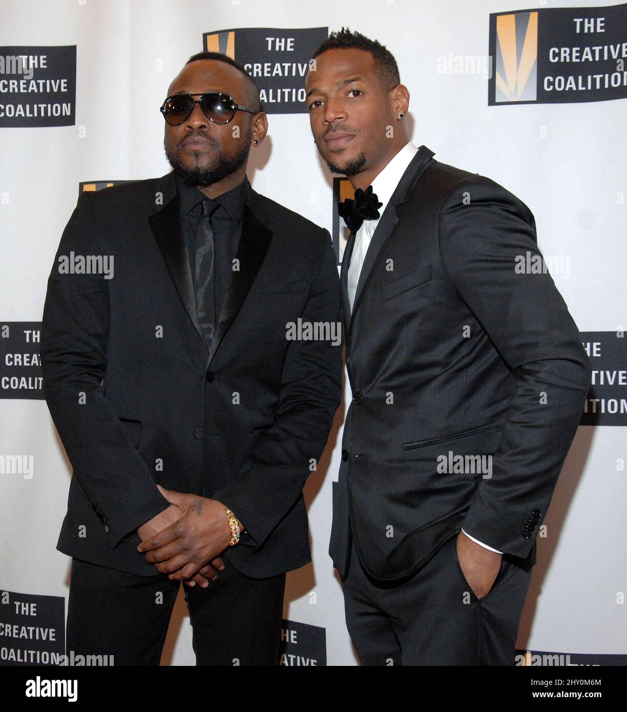 Omar Epps and Marlon Wayans attending the Creative Coalition Inaugural ...
