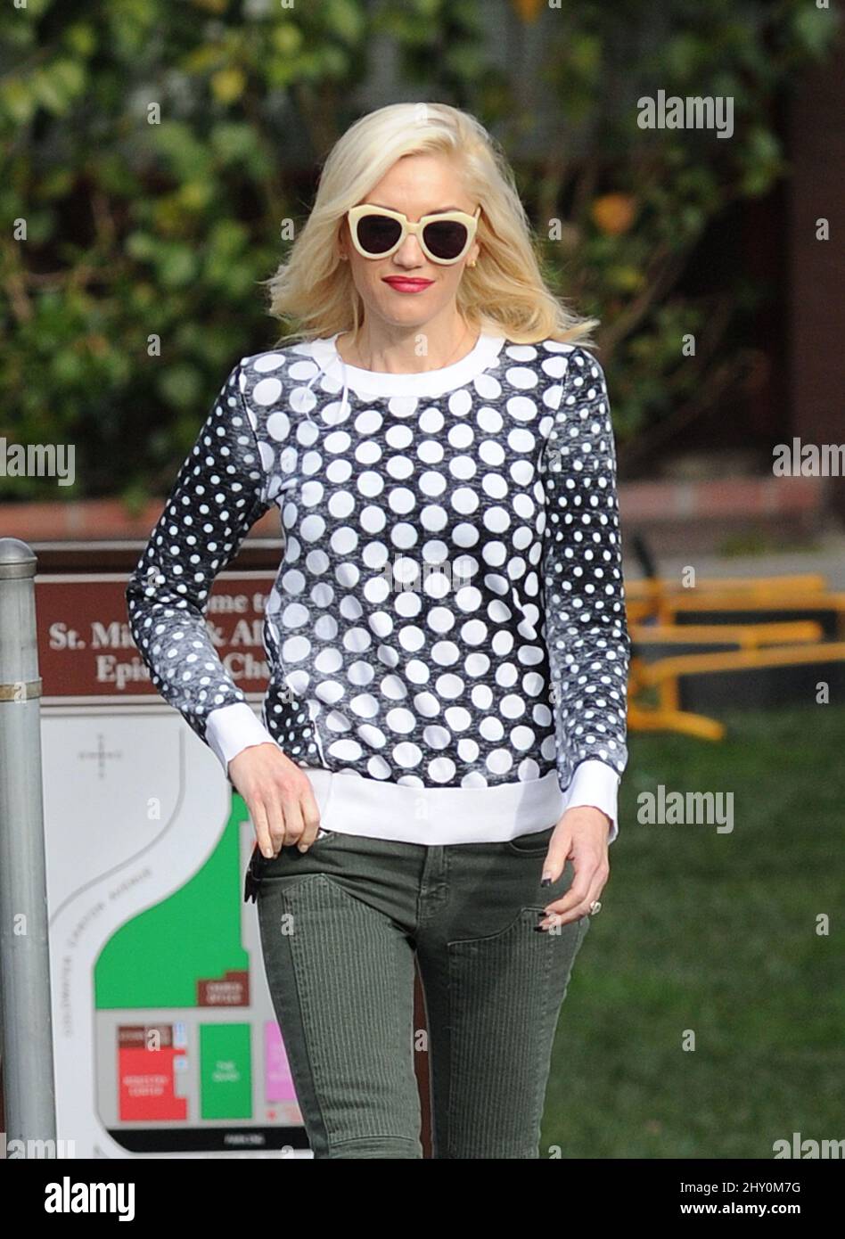 Gwen Stefani spotted in Beverly Hills, California Stock Photo - Alamy