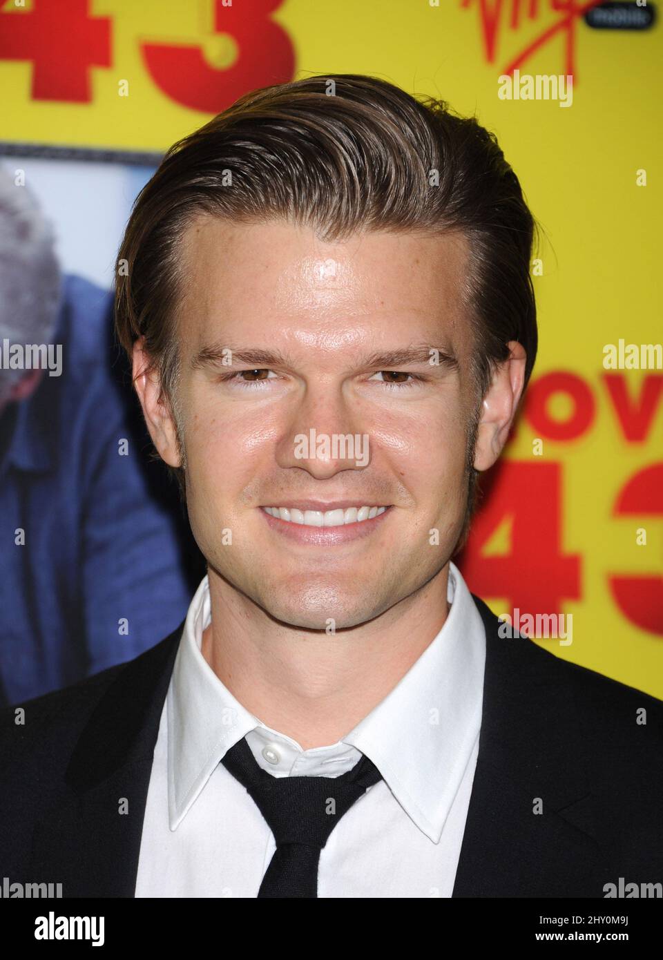 Brian Flaccus attends the "Movie 43" premiere held at Grauman's Chinese ...
