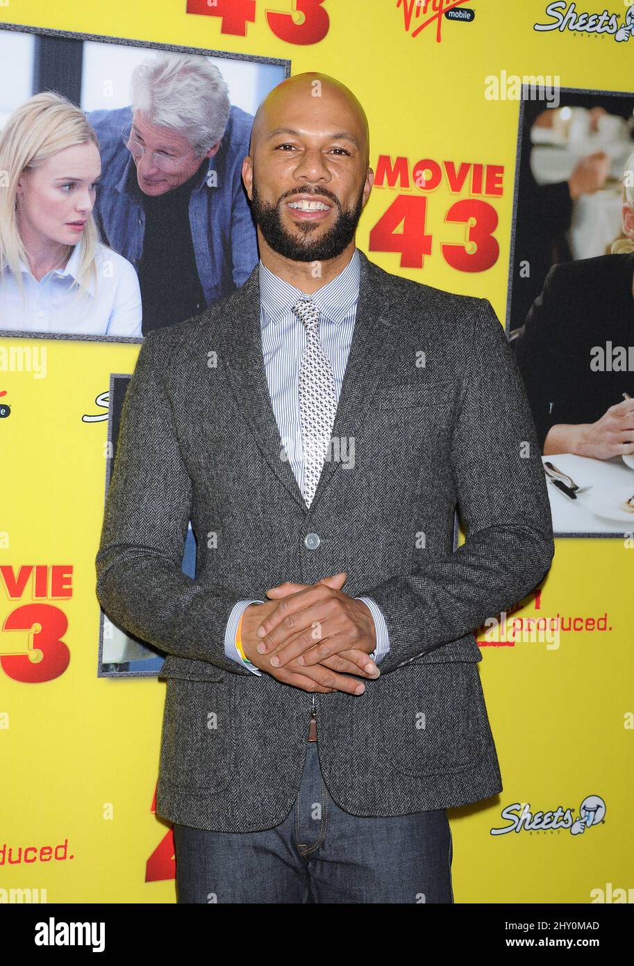 Common attends the "Movie 43" premiere held at Grauman's Chinese ...