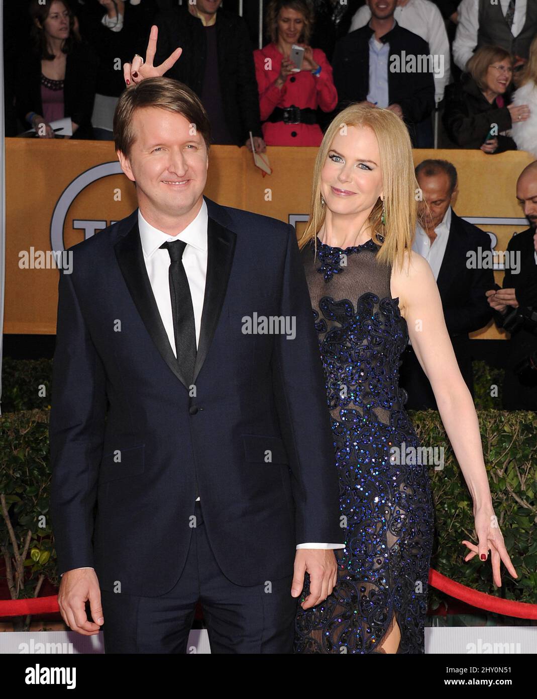 Tom Hooper and Nicole Kidman arriving at the 19th Annual SAG Awards ...
