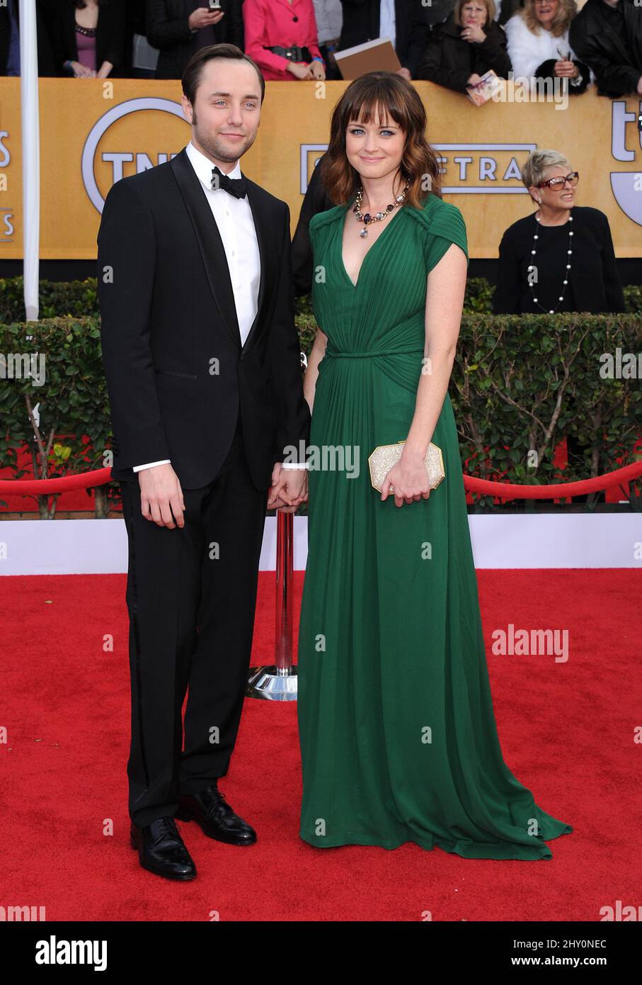 Vincent Kartheiser and Alexis Bledel arriving at the 19th Annual Screen ...