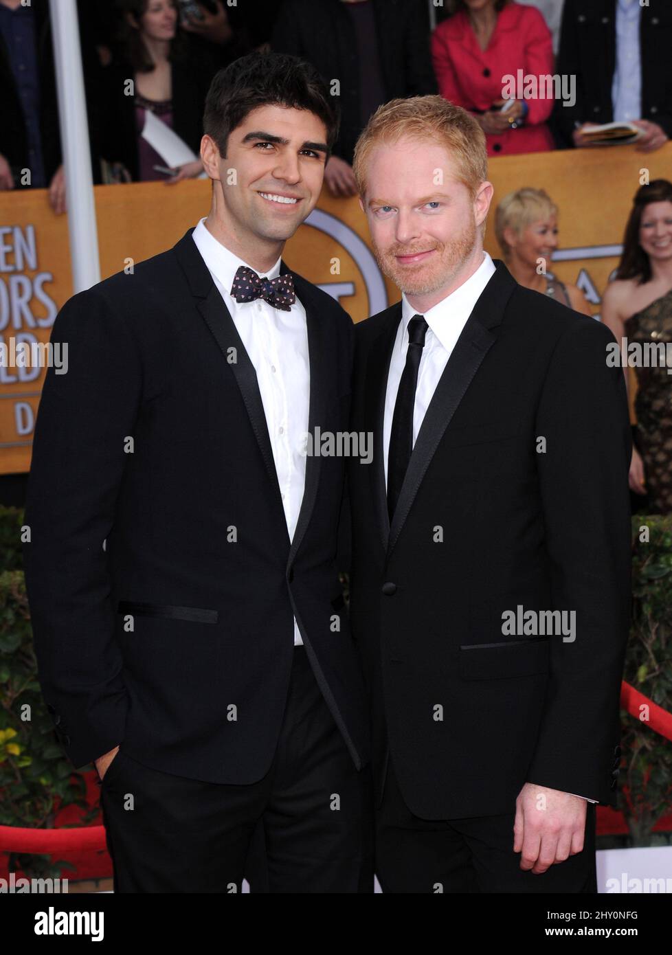 Justin Mikita and Jesse Tyler Ferguson arriving at the 19th Annual ...