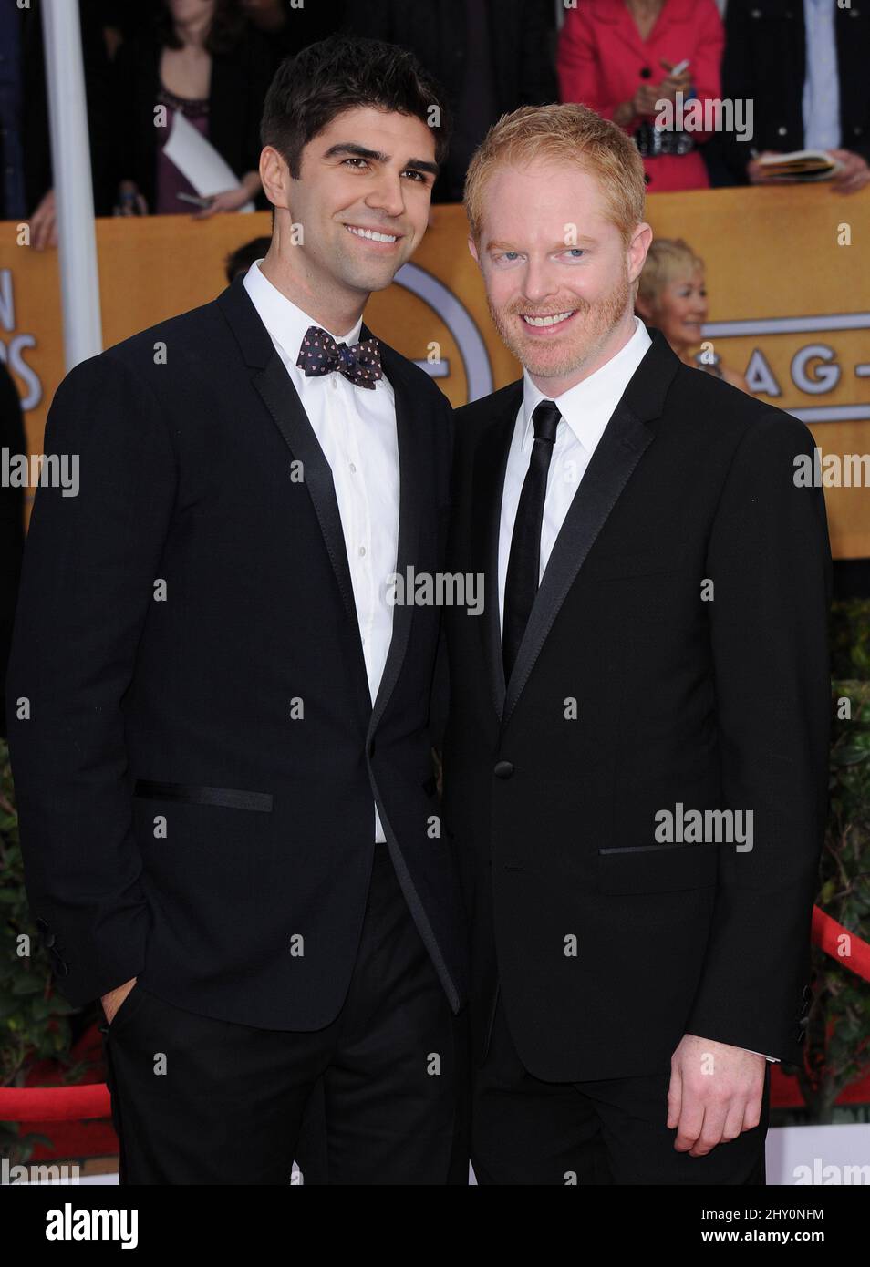 Justin Mikita and Jesse Tyler Ferguson arriving at the 19th Annual ...