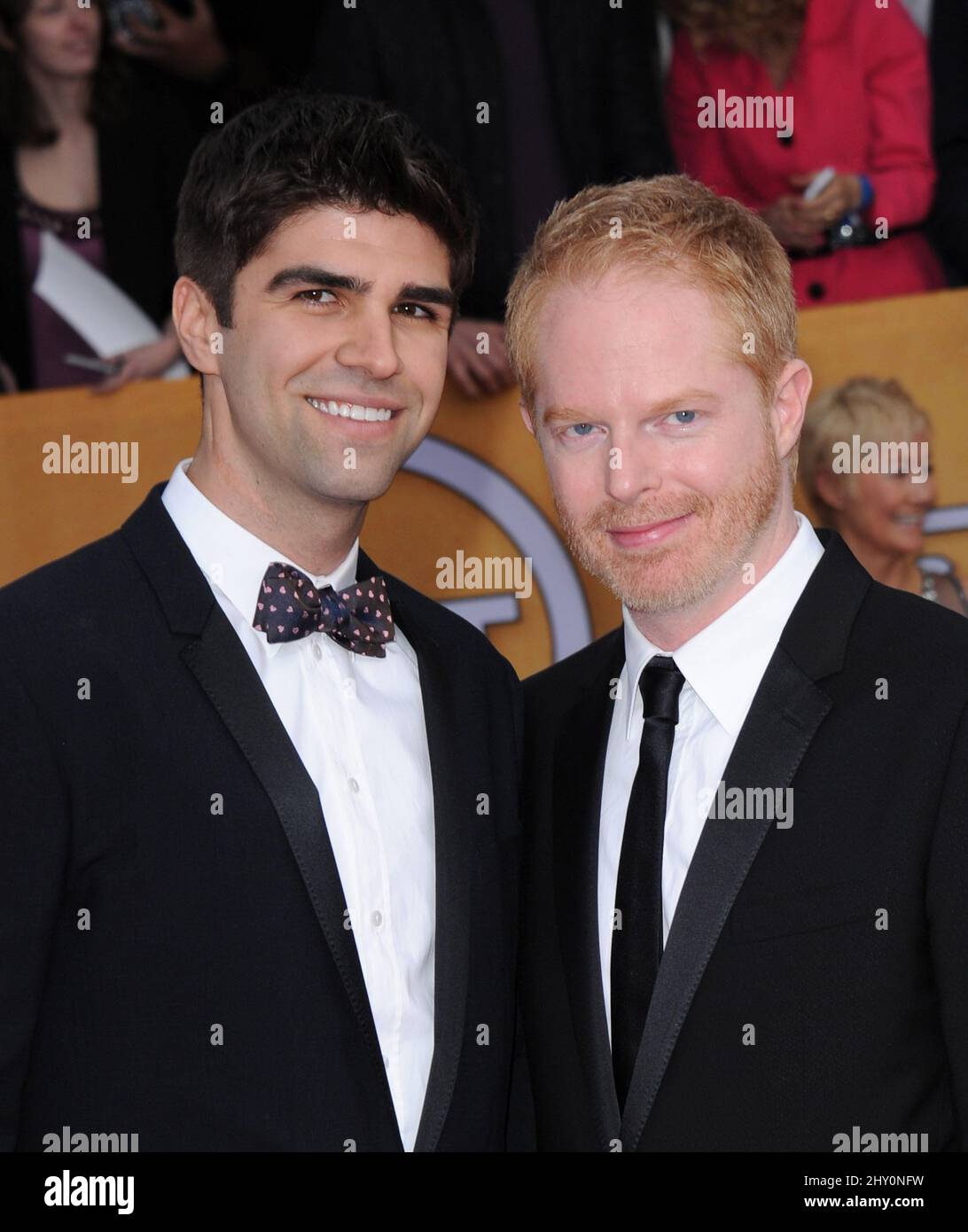 Justin Mikita and Jesse Tyler Ferguson arriving at the 19th Annual ...