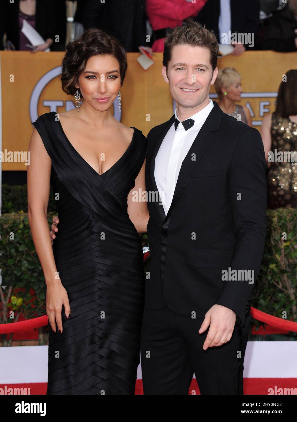 Matthew Morrison and Renee Puente arriving at the 19th Annual Screen ...