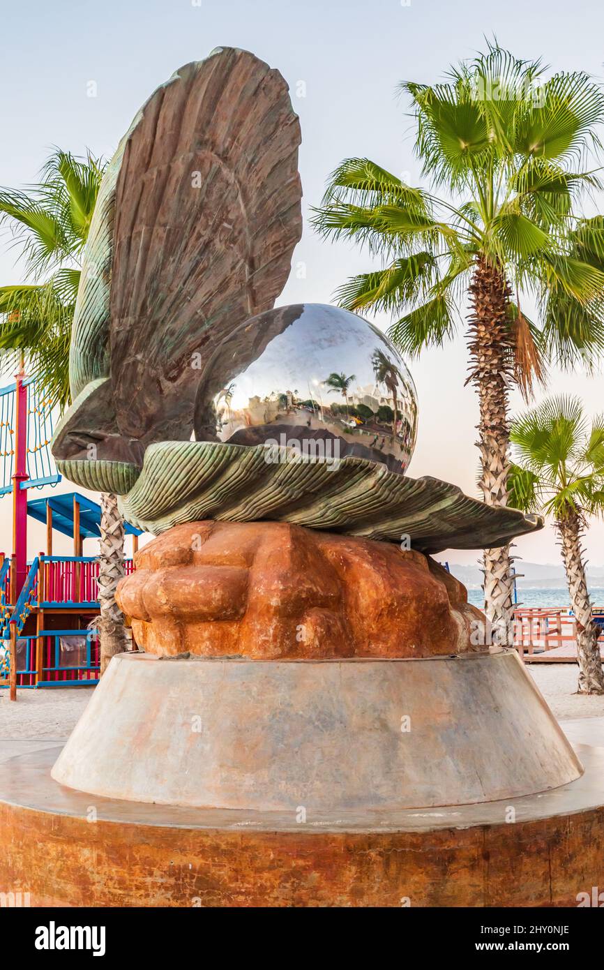 La Paz, Baja California Sur, Mexico. November 11, 2021. Sculpture of a ...