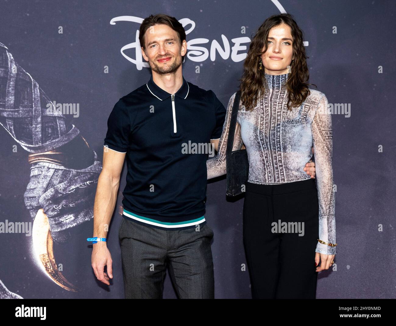 Berlin, Germany. 14th Mar, 2022. Actor August Wittgenstein with company ...