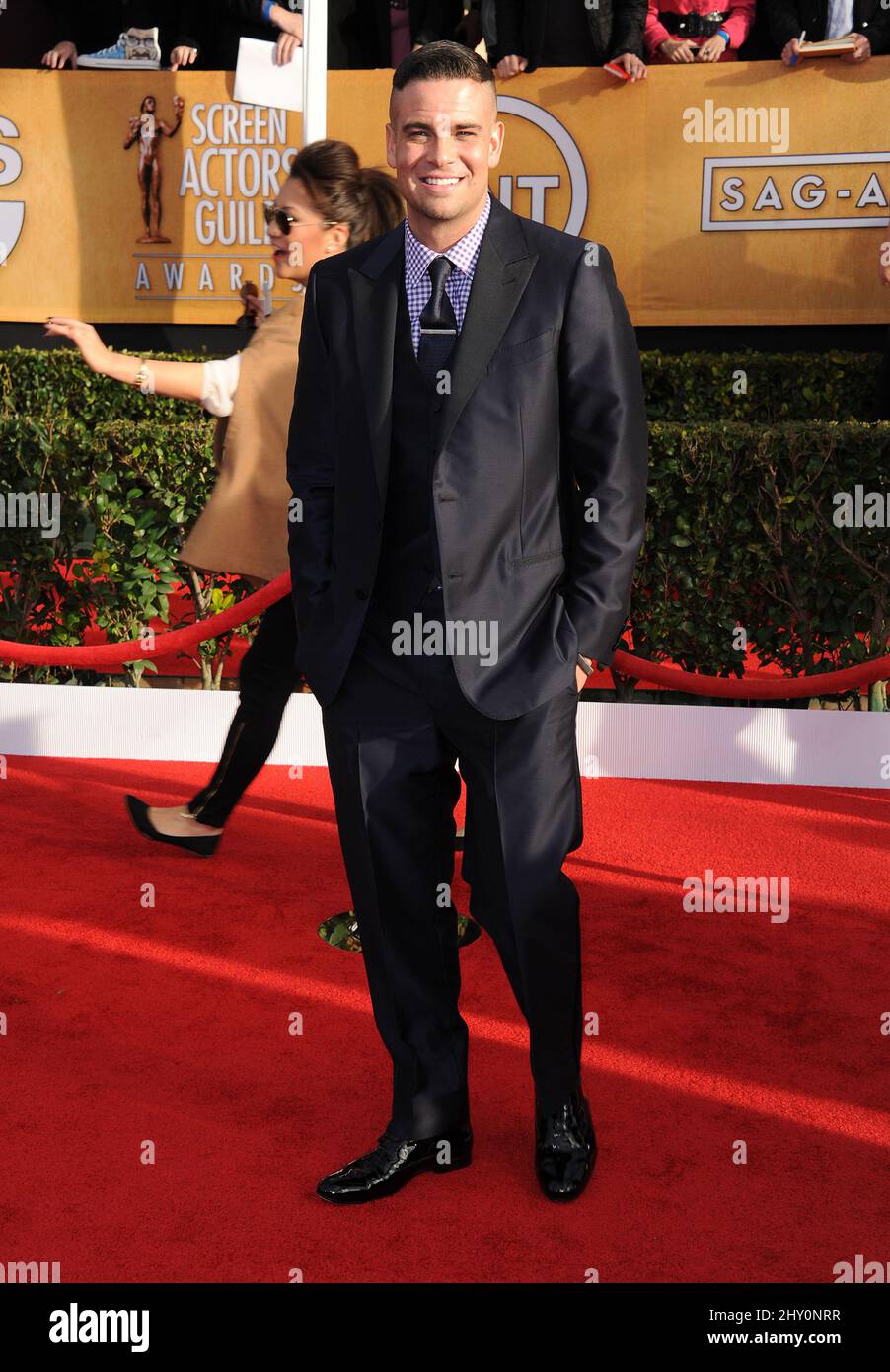 Mark Salling attending the 19th Annual Screen Actors Guild (SAG) Awards ...