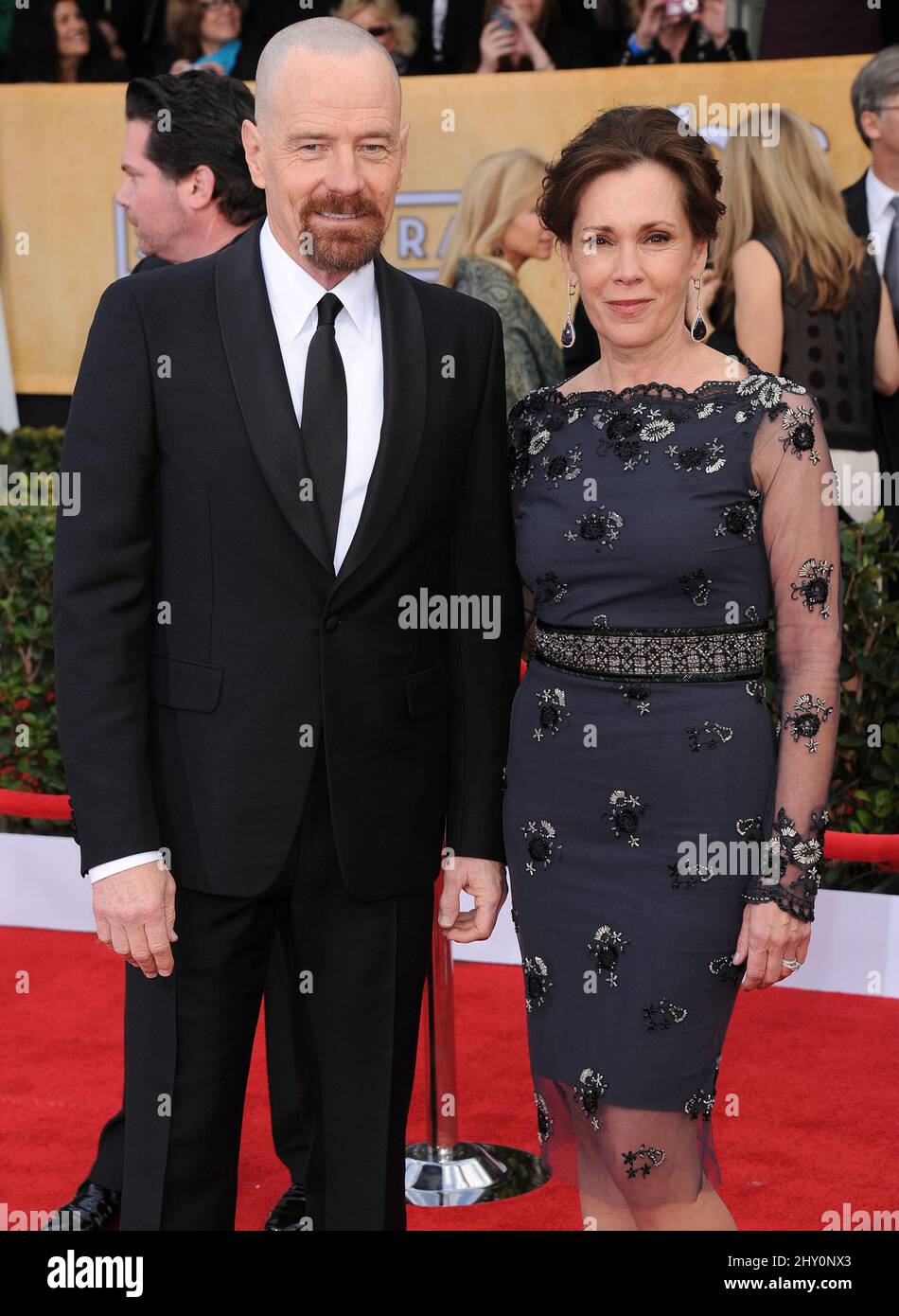 Bryan Cranston and wife Robin Dearden attending the 19th Annual Screen ...