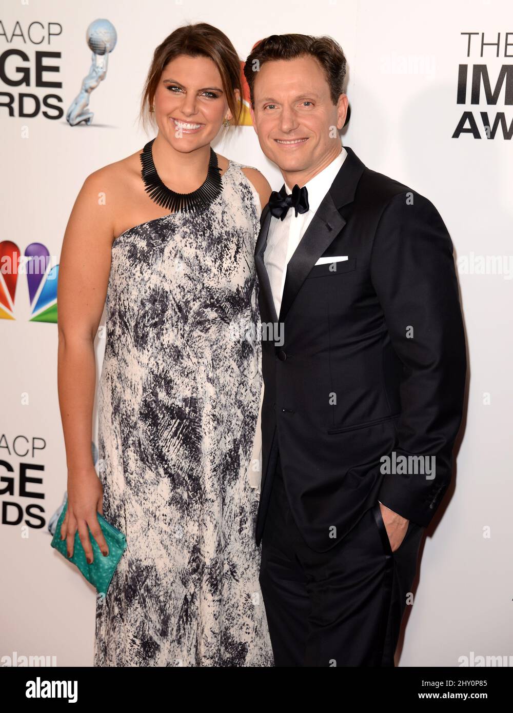 Anna Musky-Goldwyn and Tony Goldwyn attending the 44th NAACP Image ...