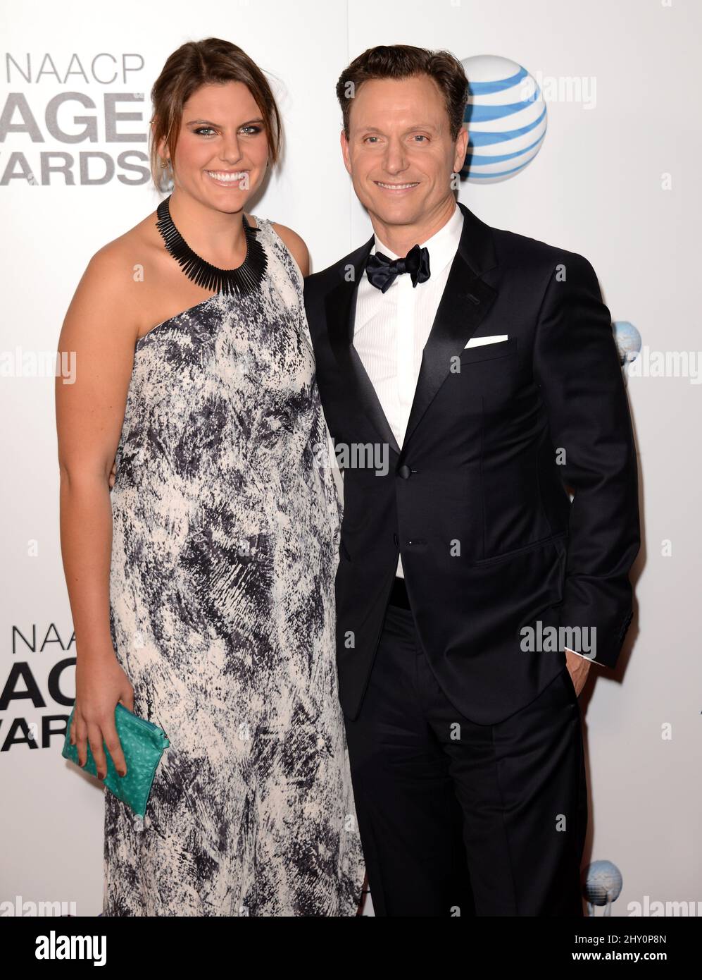 Anna Musky-Goldwyn, Tony Goldwyn attending the 44th NAACP Image Awards ...