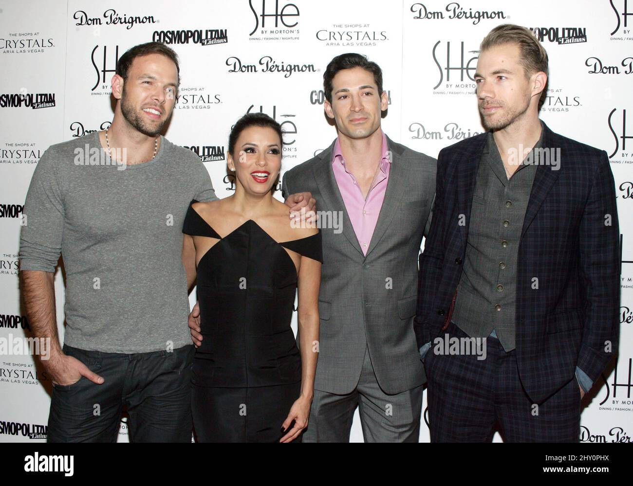 Ernesto Arguello, Eva Longoria, Ben Patton, Tim Lopez attends the Grand ...