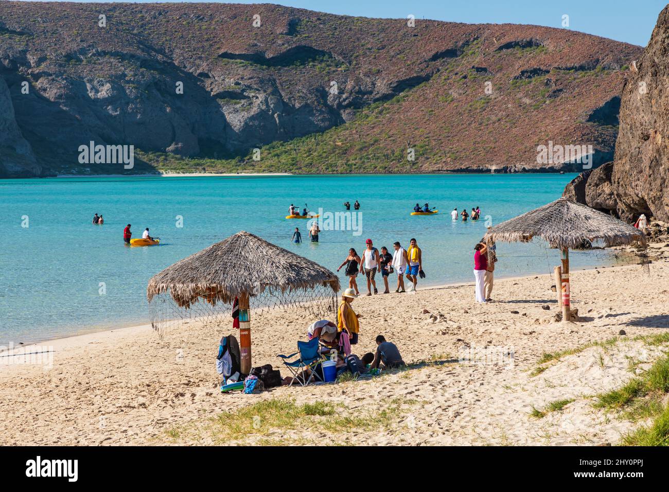 Playa Balandra, La Paz, Baja California Sur, Mexico. November 12, 2021 ...