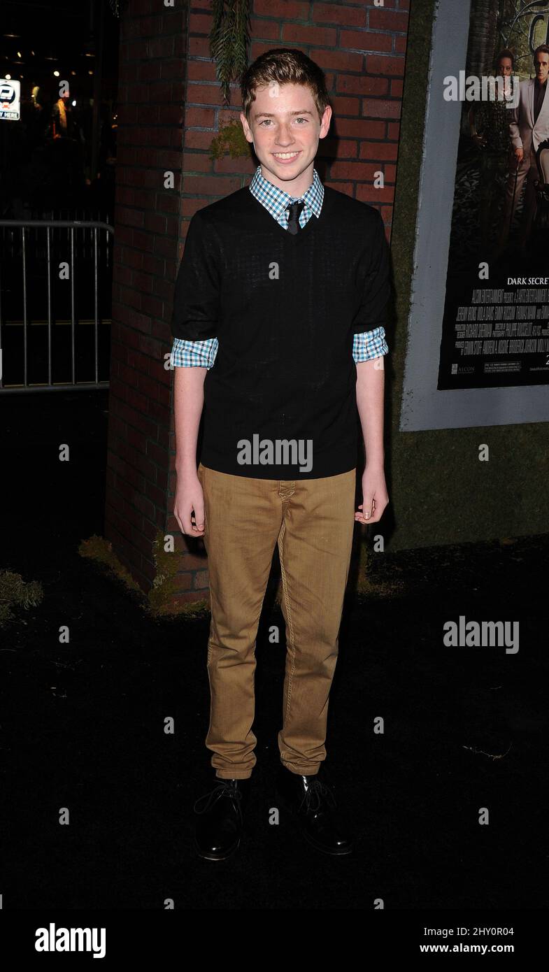 Jackson Pace attending the premiere of Beautiful Creatures" in ...