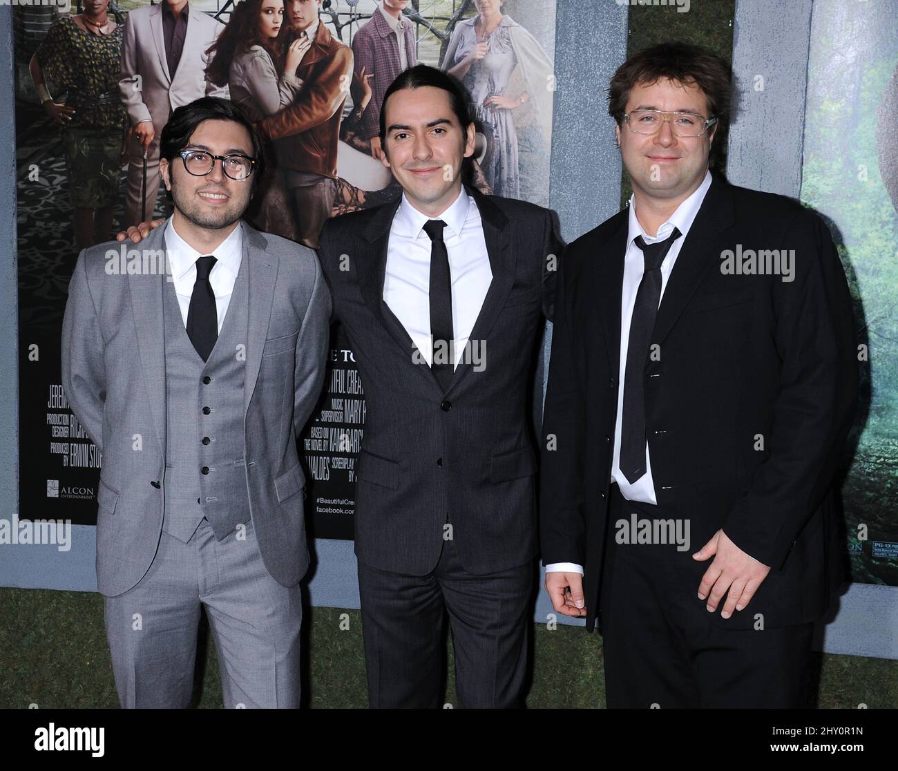 Paul Hicks, Dhani Harrison and Jonathan Sadoff, Thenewno2 attending the premiere of Beautiful ...