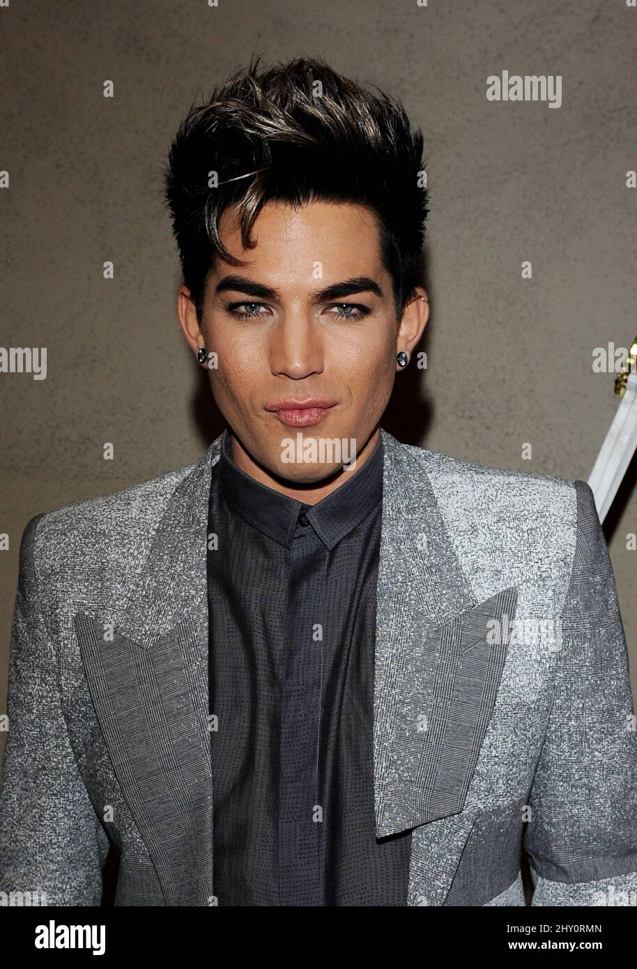 Adam Lambert attends the "Friends N Family" Pre Grammy Party held at ...