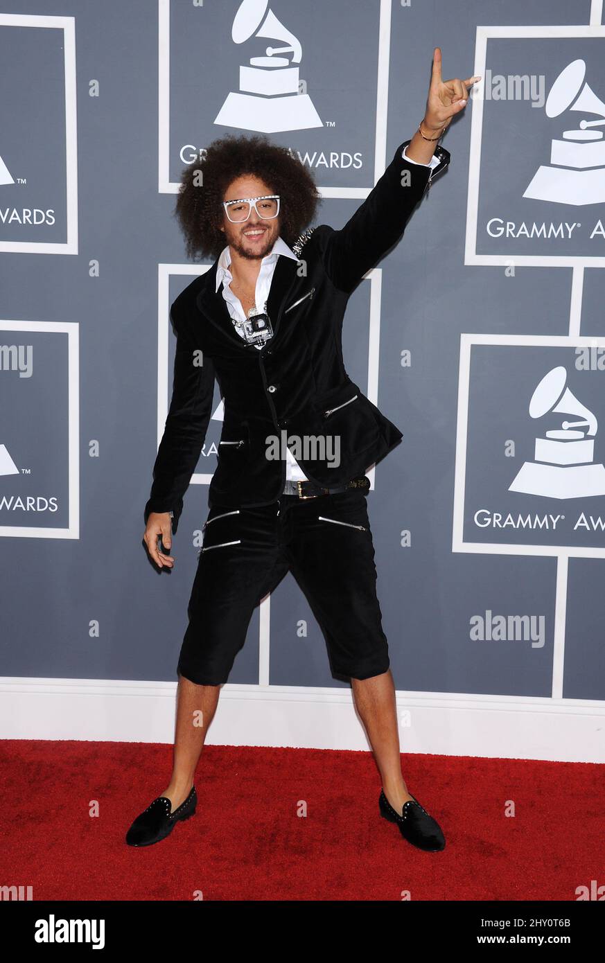 Red Foo arriving for The 55th Annual Grammy Awards held at Staples ...