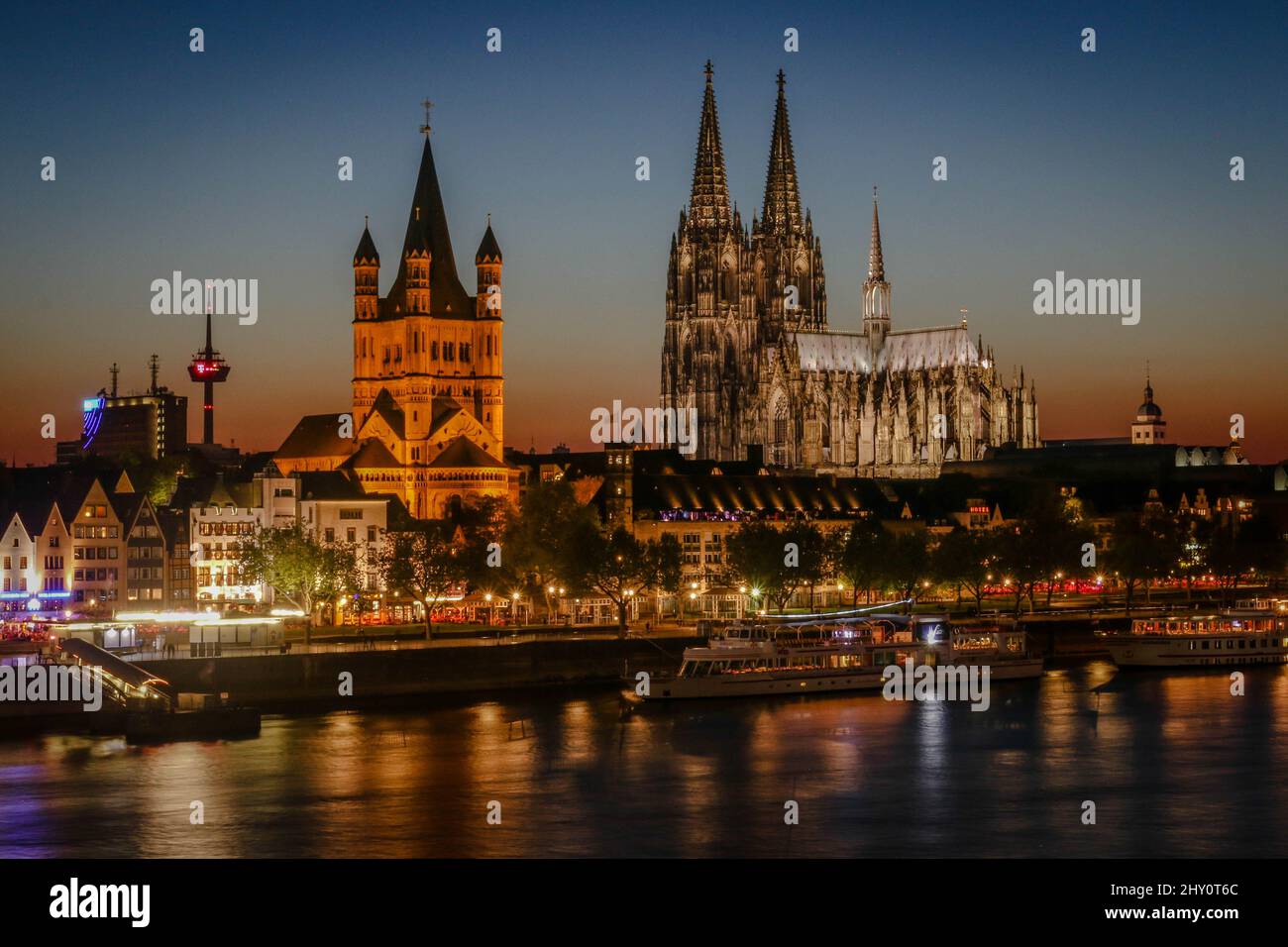 Views of the Old Town in the city of Cologne, Germany Stock Photo - Alamy