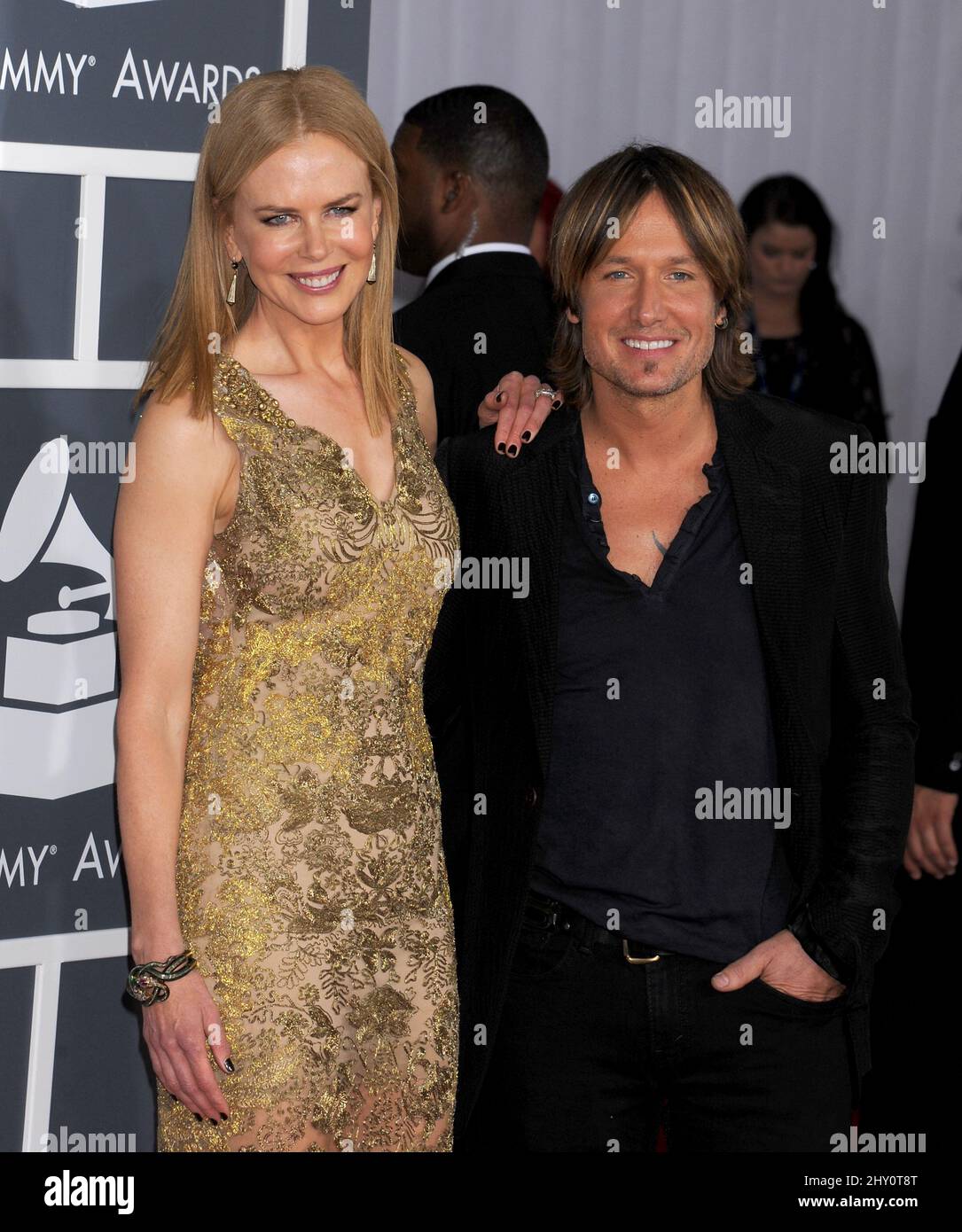 Nicole Kidman and Keith Urban arriving for The 55th Annual Grammy ...