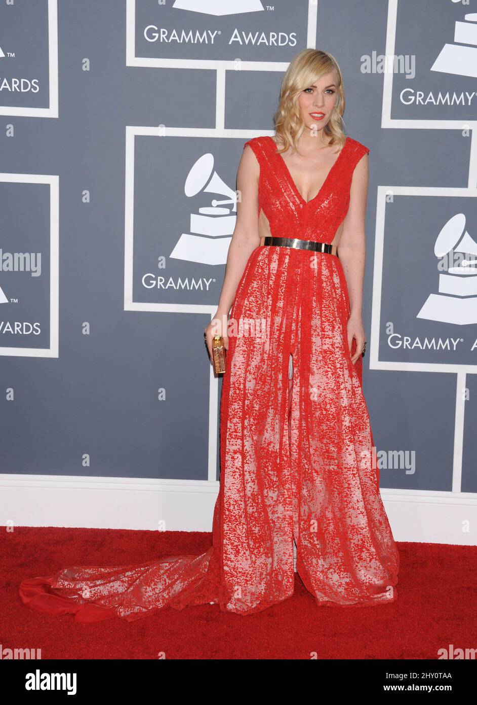 Natasha Bedingfield arriving for The 55th Annual Grammy Awards held at ...