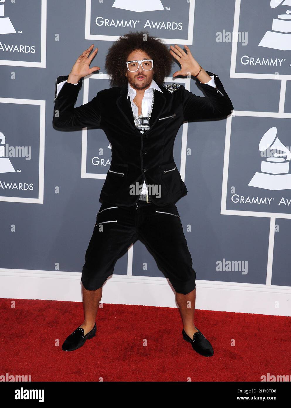 Red Foo arriving for The 55th Annual Grammy Awards held at Staples ...
