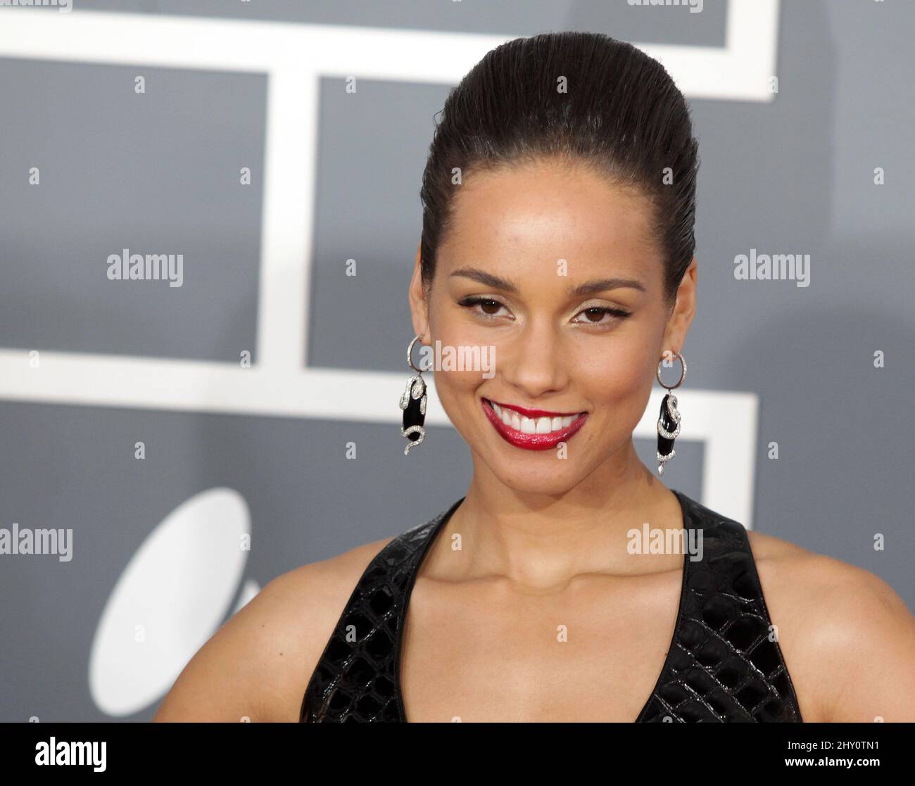 Alicia Keys Arriving For The 55th Annual Grammy Awards Held At Staples