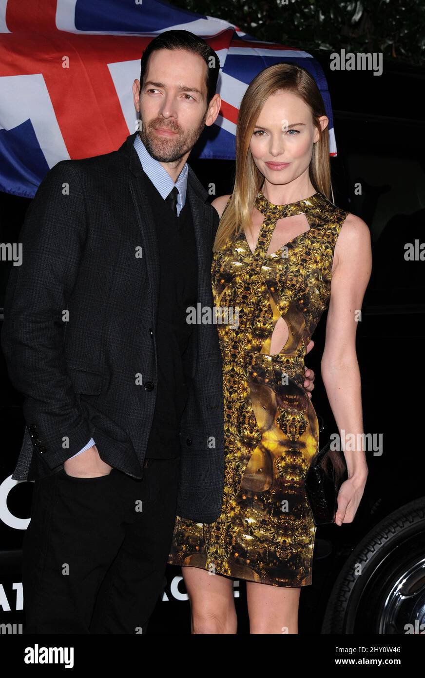 Kate Bosworth and boyfriend Michael Polish attending the Topshop Topman ...