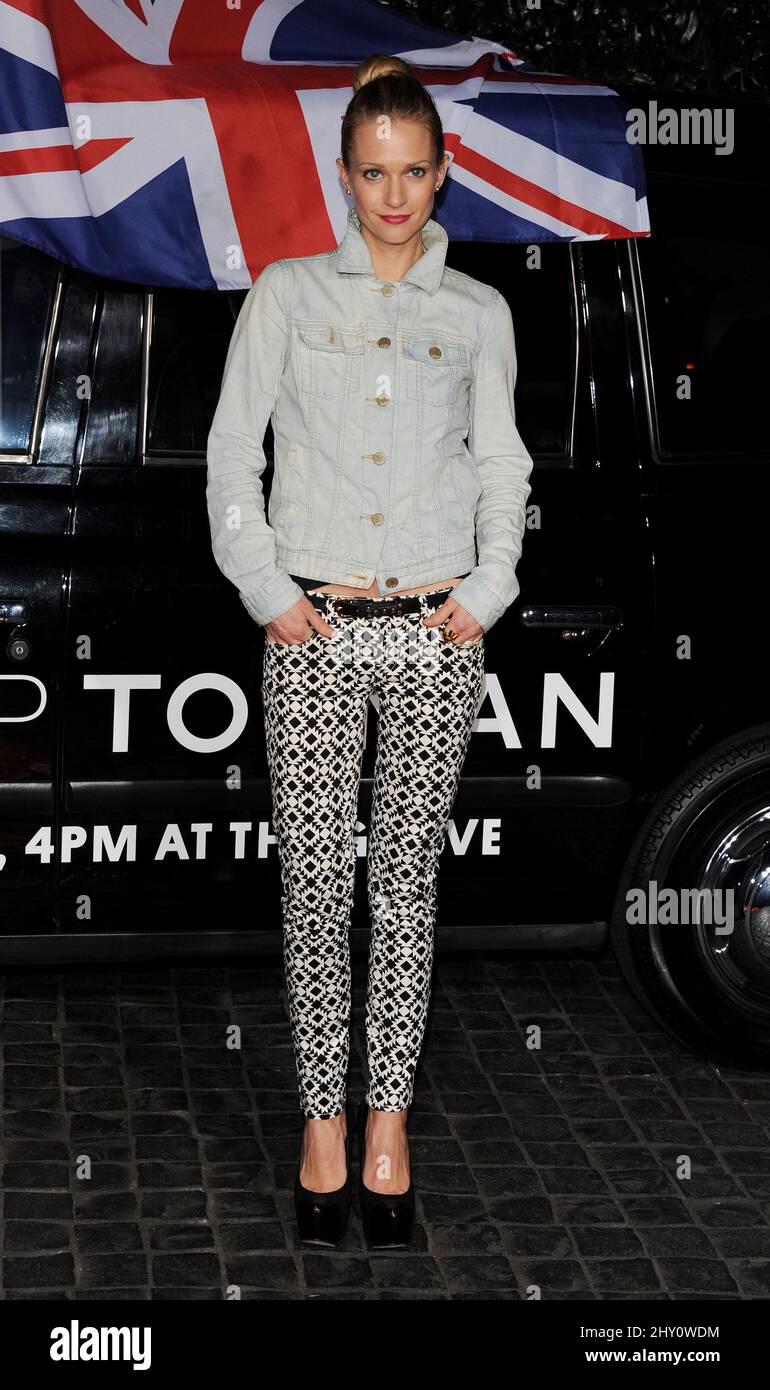 AJ Cook attending the Topshop Topman LA opening party in Los Angeles ...