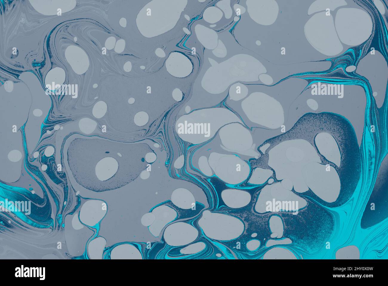 3D illustration of the blue abstract paint splashes texture Stock Photo ...