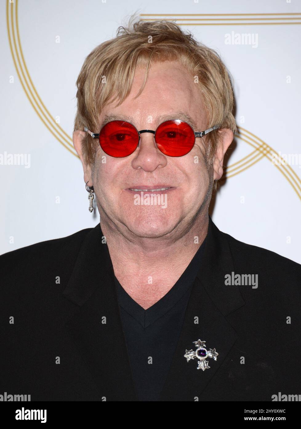 Elton John attending the Elton John AIDS Foundation Party at Selma ...