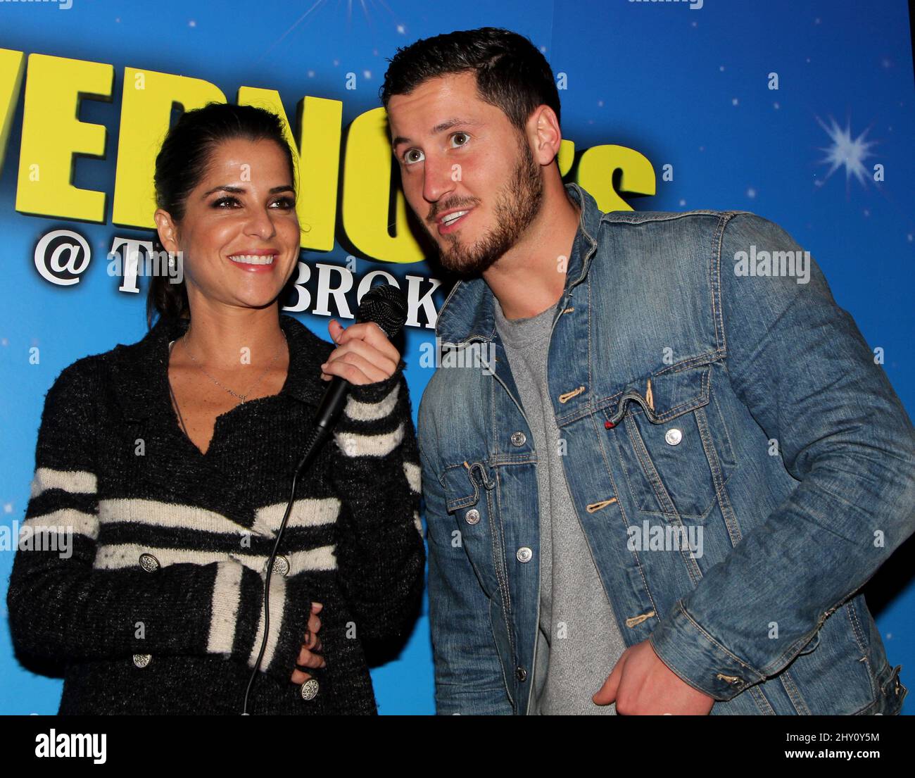 Kelly Monaco and Val Chmerkovskiy attending Govenor's at The Brokerage ...